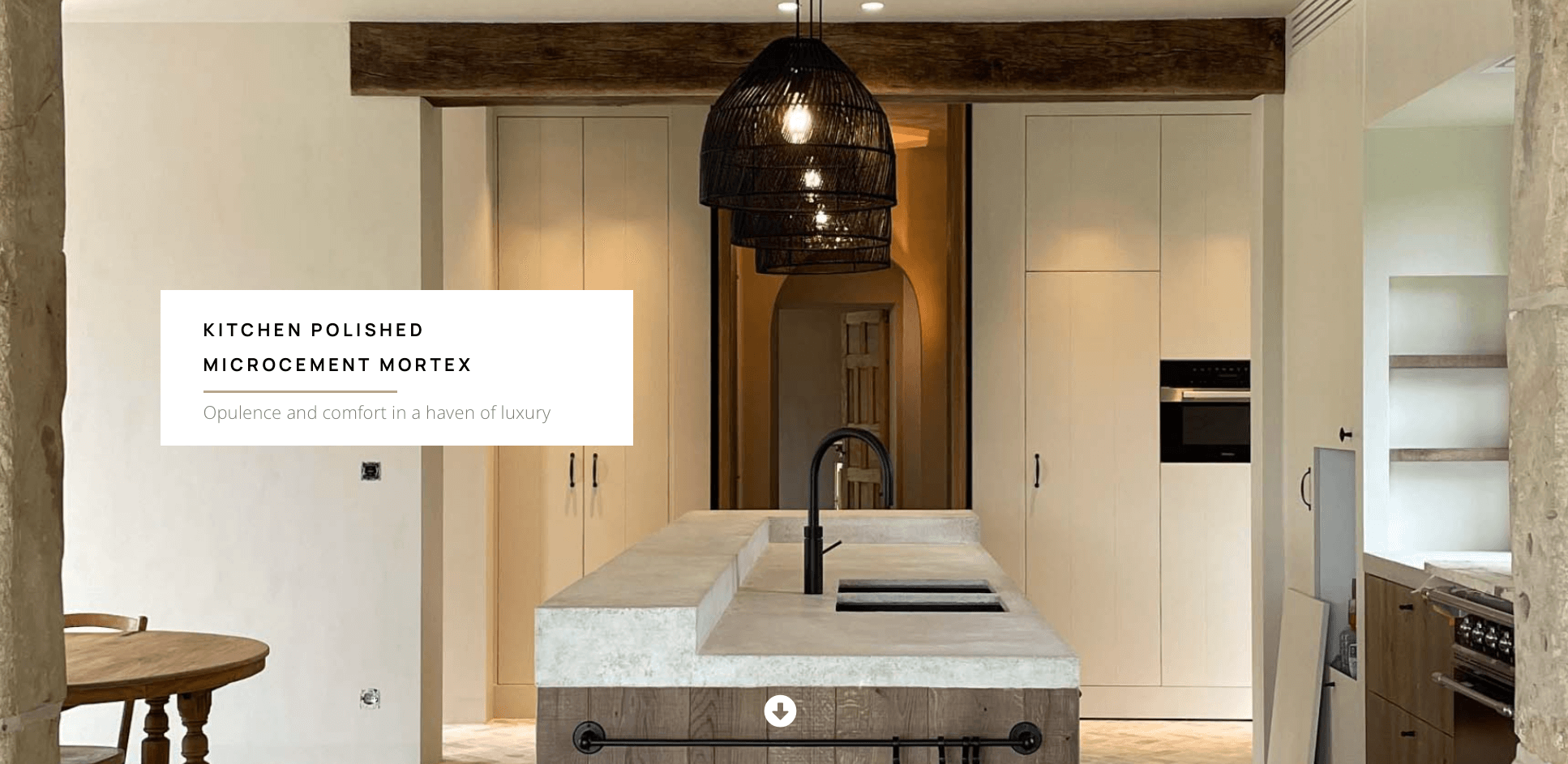 Kitchen polished microcement Mortex 6 - Colors Lovers